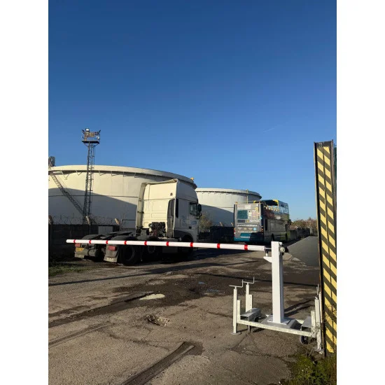 Manual Rising Arm Barrier Hire | Portable Trolley System – AJP Hire & Sales
