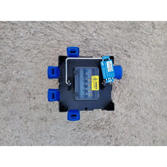 IMST 32-106P (Input 32A 1P+N+E 230V Panel Inlet and Output 4 x 16A 1P+N ...