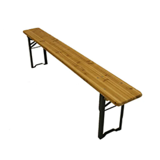 2m Wooden Beer Bench